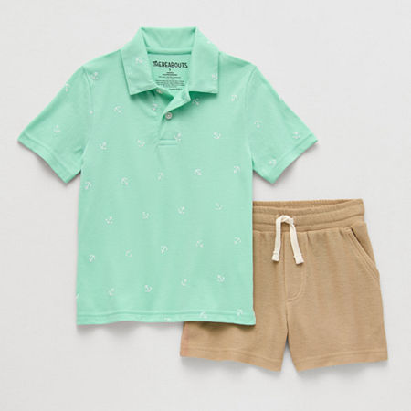 Click here for Thereabouts Polo Little Boys 2-pc. Short Set  6  G... prices
