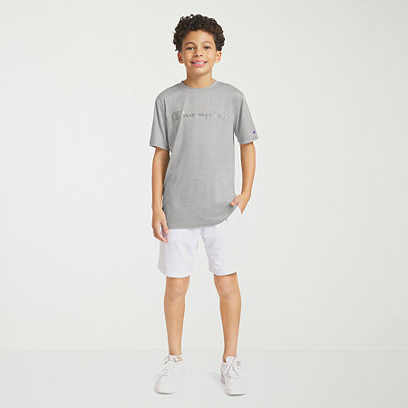 Click here for Champion Big Kid Boys Round Neck Short Sleeve Regu... prices