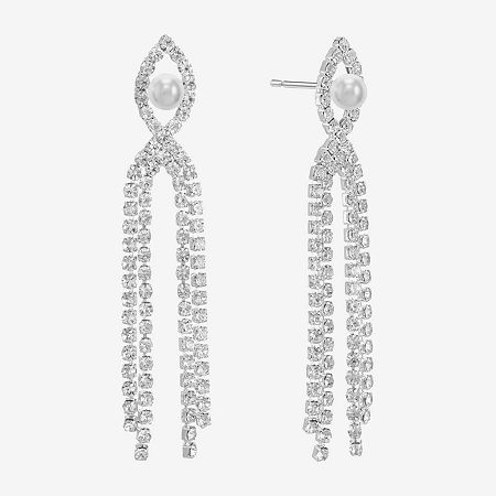 Click here for Monet Jewelry Timeless Womens Glass Simulated Pear... prices