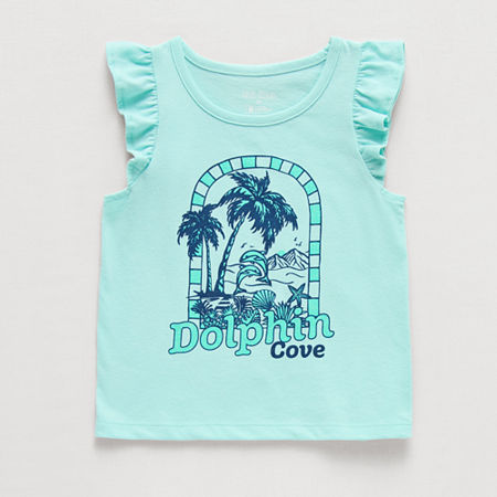 Click here for Okie Dokie Toddler & Little Girls Round Neck Sleev... prices