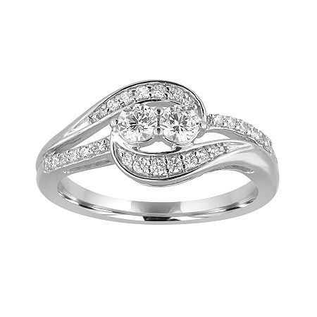 Click here for Two Forever 1/2 CT.T.W. Natural Diamond 10K White... prices