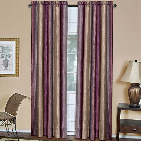 Achim Ombre Window Panel  50 x 84 - Aubergine