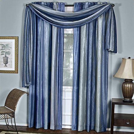 Click here for Ombre Scarf Valance  One Size  Blue prices