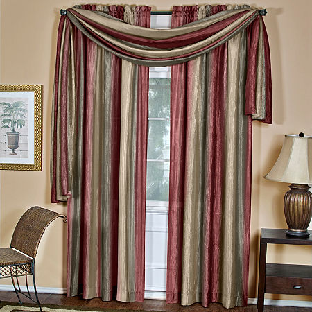 Click here for Ombre Scarf Valance  One Size  Red prices