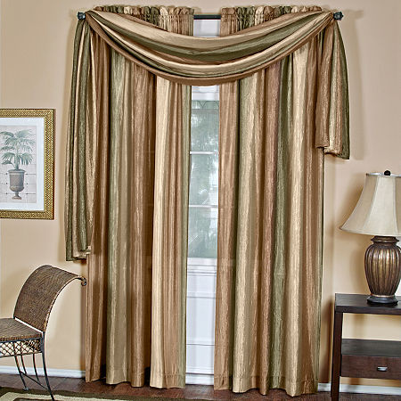 Click here for Ombre Scarf Valance  One Size  Green prices