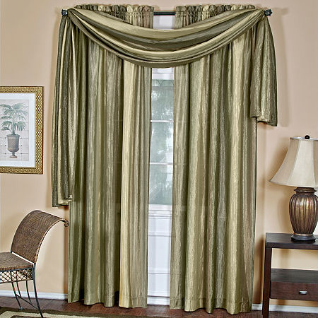 Click here for Ombre Scarf Valance  One Size  Green prices