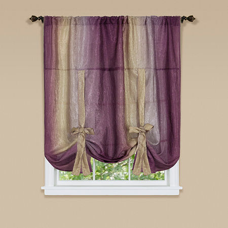 Click here for Ombre Light-Filtering Rod Pocket Single Tie-Up Sha... prices