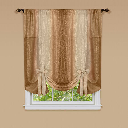 Click here for Ombre Light-Filtering Rod Pocket Single Tie-Up Sha... prices