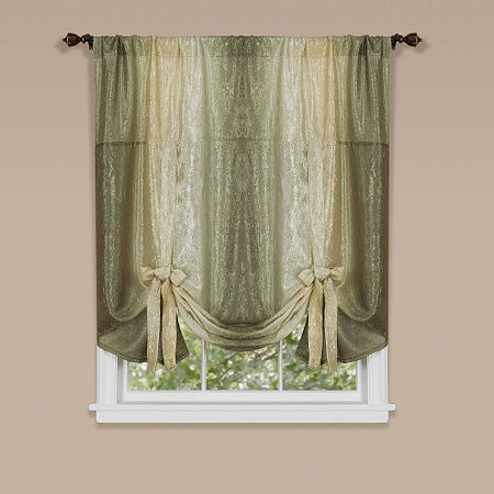 Click here for Ombre Light-Filtering Rod Pocket Single Tie-Up Sha... prices