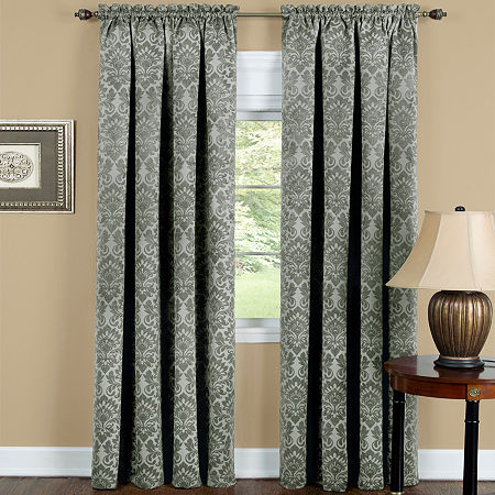 Click here for Sutton Rod Pocket Blackout Single Curtain Panel  O... prices