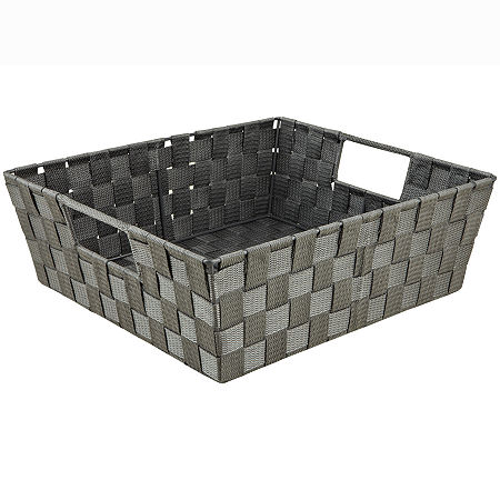 Click here for Simplify Woven Strap Shelf Bin  One Size  Gray prices