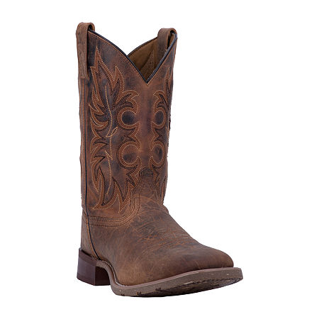 Click here for Laredo Mens Durant Block Heel Cowboy Boots  12 Wid... prices