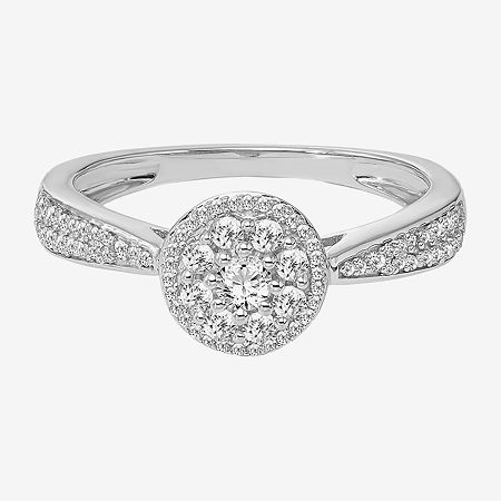 Click here for Womens 3/8 CT. Natural White Diamond 10K White Gol... prices