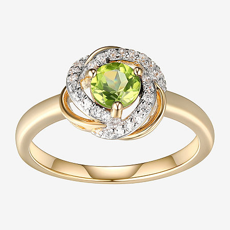 Click here for Womens Genuine Green Peridot 18K Gold Over Silver... prices