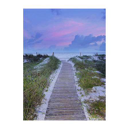 Click here for Lumaprints Sunrise Walk Canvas Art  One Size  Purp... prices