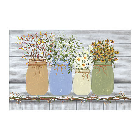 Click here for Lumaprints Country Flowers Canvas Art  One Size  B... prices