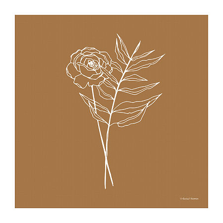 Click here for Lumaprints White Floral Line Drawing Canvas Art  O... prices