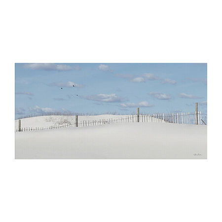 Click here for Lumaprints White Sandy Shore Coastal Canvas Art  O... prices