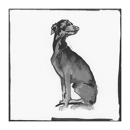 Click here for Lumaprints Greyhound Canvas Art  One Size  White prices