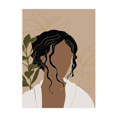 Click here for Lumaprints Simple Woman Tropical Portrait Canvas A... prices