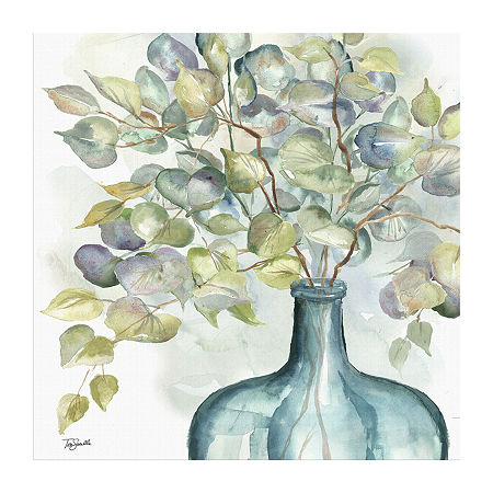 Click here for Eucalyptus In Mason Jar Ill Canvas Art  One Size... prices