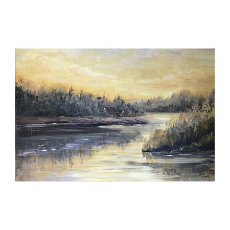 Click here for Lumaprints Golden Waters Landscape Traditional Can... prices