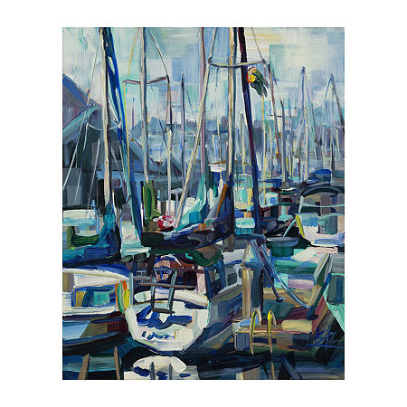 Click here for Lumaprints Edmonds Marina Canvas Art  One Size  Bl... prices