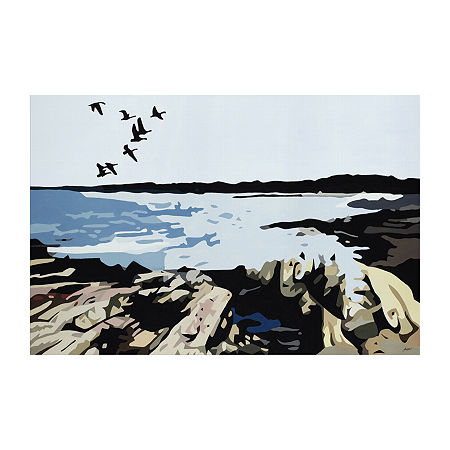 Click here for Lumaprints Maine Event Canvas Art  One Size  Blue prices