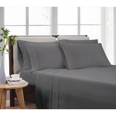 Cannon Heritage Microfiber 6-Pc. Sheet Set  King - Grey