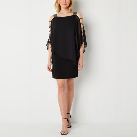 Click here for MSK Womens Embellished Short Sleeve Sheath Dress... prices
