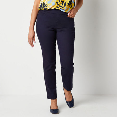 Click here for Liz Claiborne Amber Womens Straight Mid Rise Pull-... prices