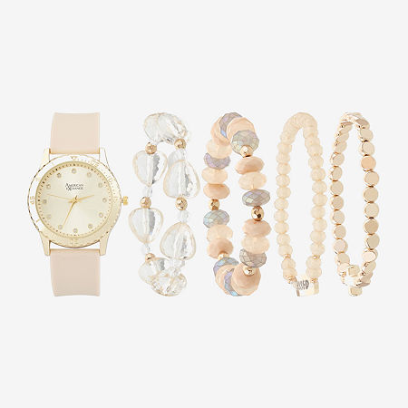 Click here for American Exchange Womens Matte Beige Silicone Stra... prices