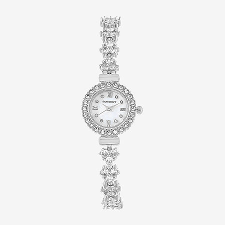Danecraft Womens Fine Silver Plated Analog Watch - Silver