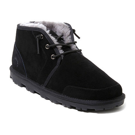Click here for Dearfoams Mens Fireside by Shepparton Lace Up Shea... prices