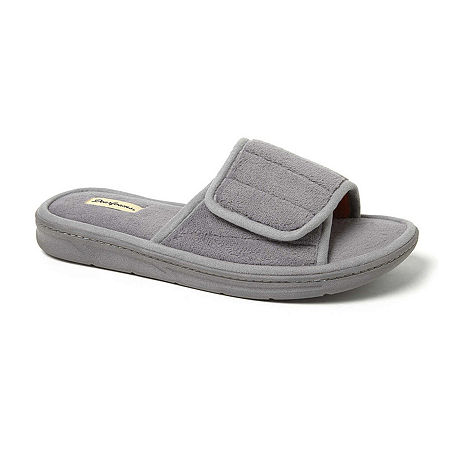 Click here for Dearfoams Collin Mens Memory Foam Slip-On Slippers... prices