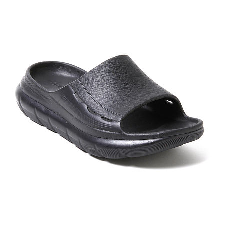 Click here for Dearfoams Mens Powell ReGrind Eva Pillow Slide San... prices