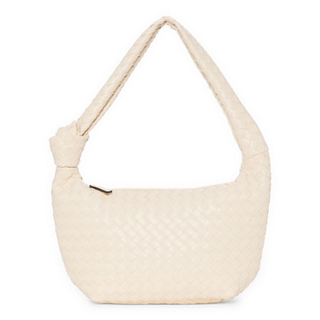 Click here for Worthington Woven Hobo Bag  One Size  White prices