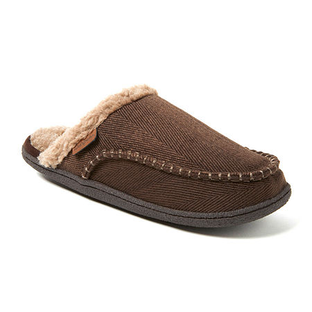 Click here for Dearfoams Mens Matthew Moccasin Toe Scuff House Sl... prices