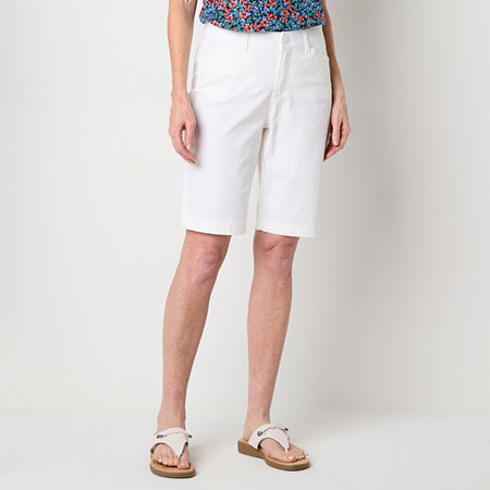 Click here for St. Johns Bay Womens 11 Mid Rise Bermuda Short  14... prices