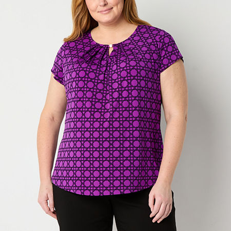 Click here for Liz Claiborne Womens Crew Neck Short Sleeve Adapti... prices