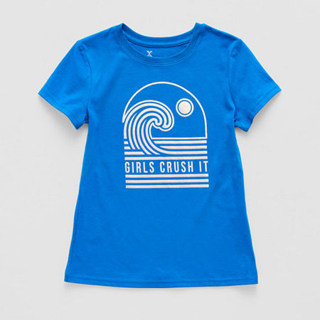Click here for Xersion Little & Big Kid Girls Crew Neck Short Sle... prices