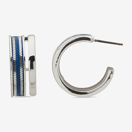 Click here for Worthington Womens 65.5mm Hoop Earrings  One Size... prices