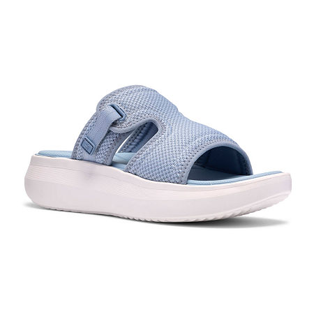 Click here for Clarks Cloudsteppers Womens Solevana Mist Slide Sa... prices