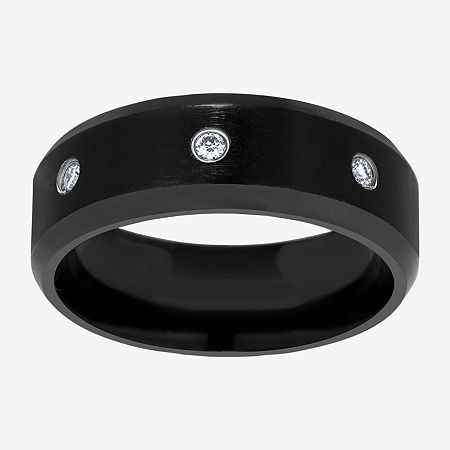 Click here for (F / Si2) Mens 8MM 1/10 CT. T.W. Lab Grown White D... prices