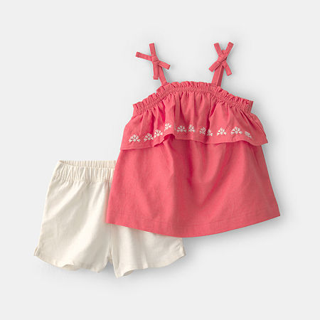Click here for Carters Baby Girls 2-pc. Short Set  24 Months  Pin... prices