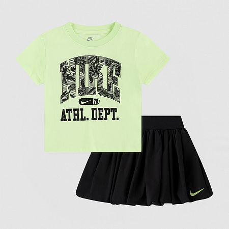 Click here for Nike Little Girls 2-pc. Skort Set  6x  Black prices
