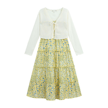 Click here for by&by girl Big Kid Girls Floral 2-pc. Dress Set  8... prices