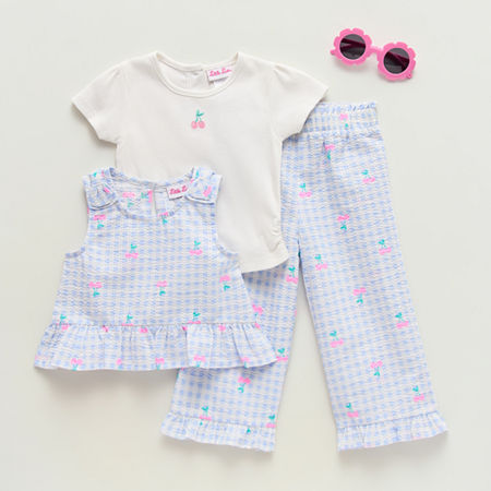 Click here for Little Lass Baby Girls 3-pc. Pant Set  12 Months... prices