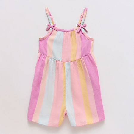 Click here for Okie Dokie Toddler & Little Girls Striped Romper... prices