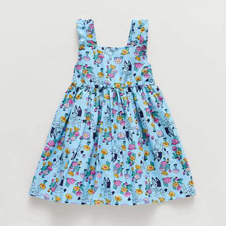 Click here for Toddler Girls Sleeveless Bluey A-Line Dress  3t  B... prices